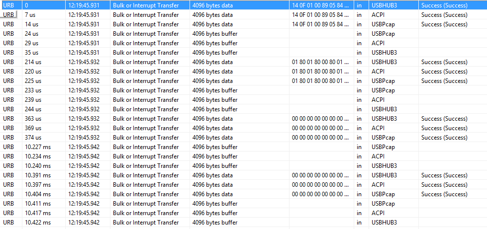Dealing with Canceled URB_FUNCTION_BULK_OR_INTERRUPT_TRANSFER? - TM4C1294NCPDT - Arm-based ...