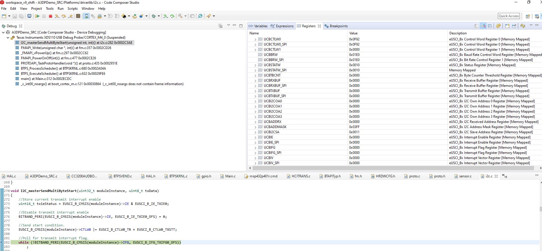 MSP432P401R: Cannot Start Up I2C - Arm-based microcontrollers forum - Arm-based microcontrollers ...