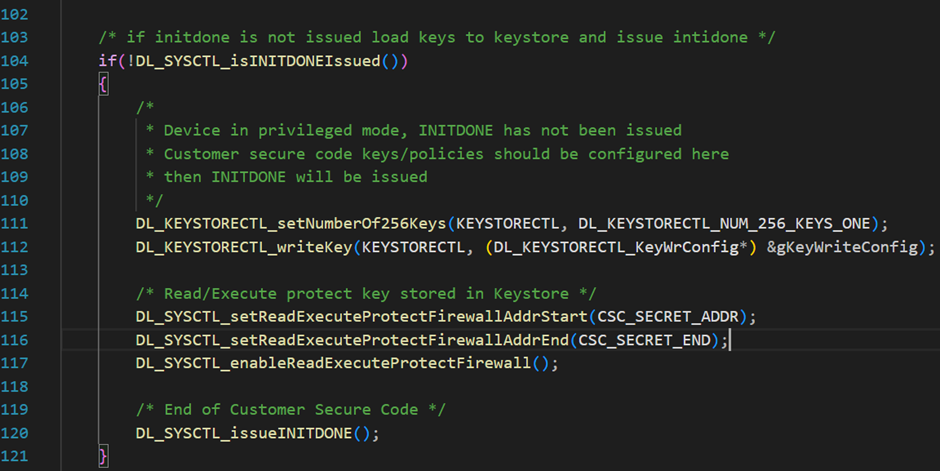 LP-MSPM0G3519: Clarification on Keystore Configuration, AESADV Key ...