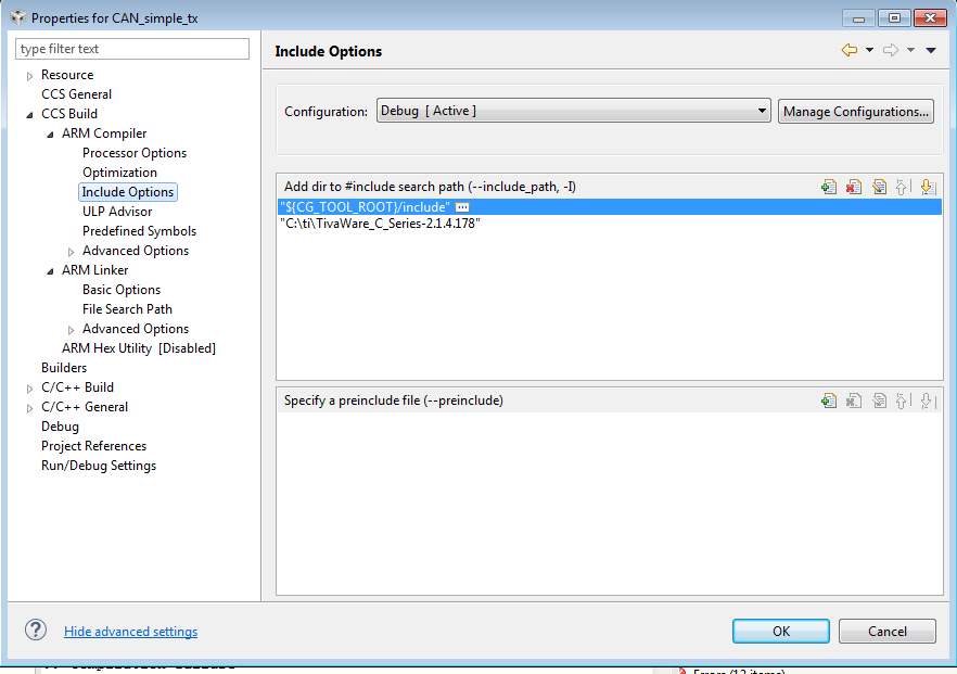 Ccstm4c1294ncpdt Need Example Project For Can Communication Between Two Tm4c1294ncpdt Arm