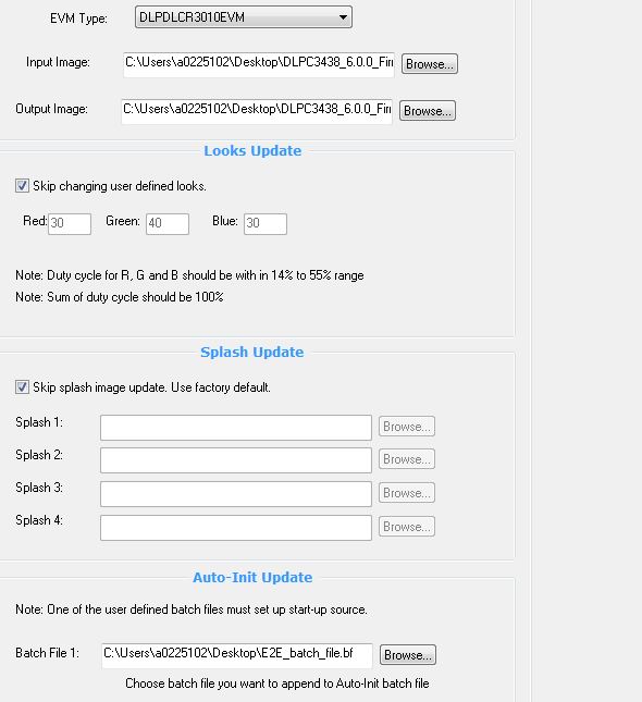 DLPDLCR3010EVM: Saving keystone correction in flash - DLP products ...