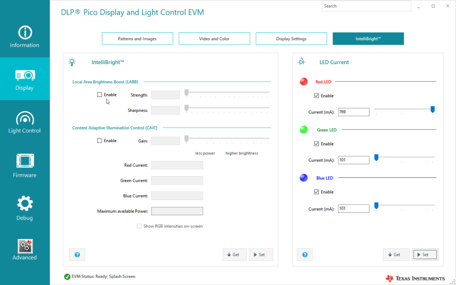 DLP2010EVM-LC: Question on setting RGB LED PWM - DLP products forum - DLP®︎ products - TI E2E ...