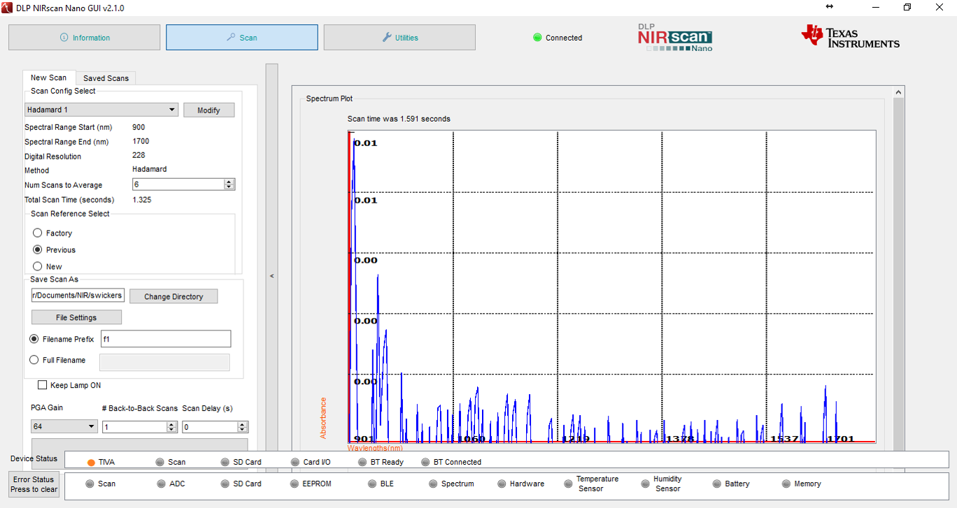 DLPNIRSCANEVM: And here is the screenshot - DLP products forum - DLP®︎ products - TI E2E support ...