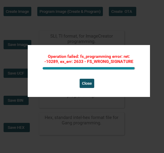 Cc3220sf Launchxl Custom Certificates Custom Vendor Catalog Generation Fswrongsignature