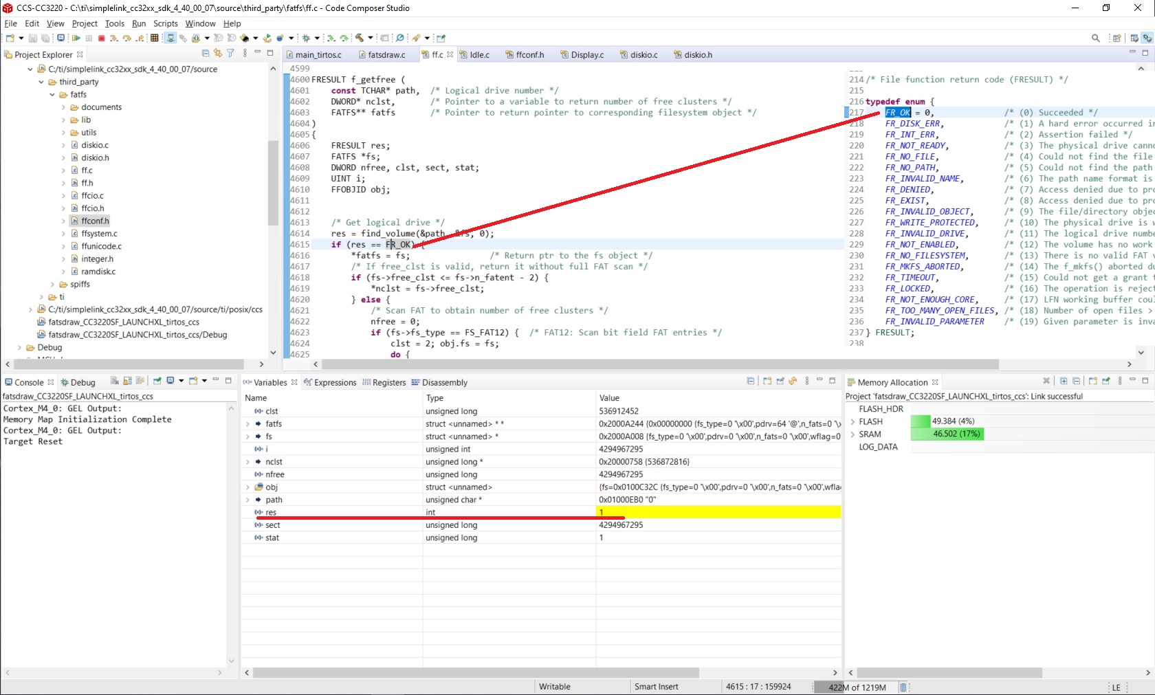 LAUNCHCC3220MODASF: How do I use the FatFS library? - Wi-Fi forum - Wi ...