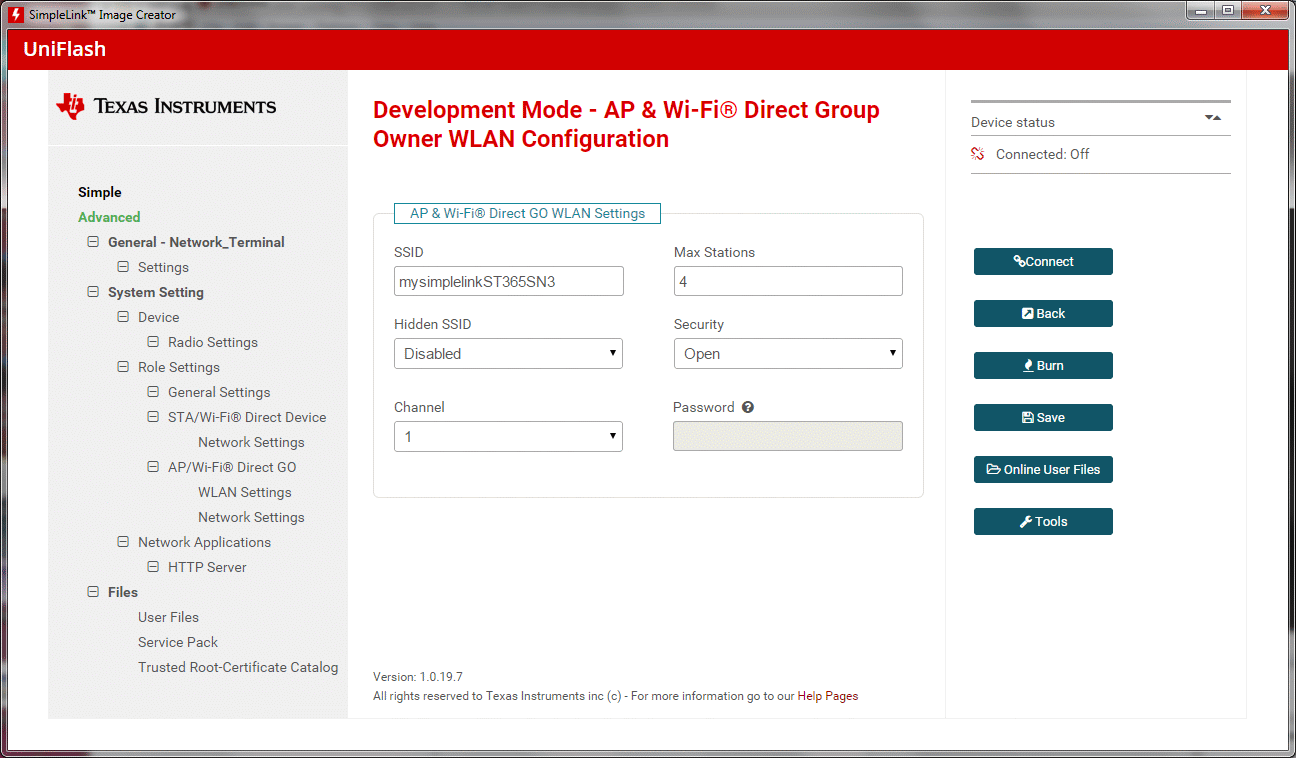 CC3220MODA: Setting and Changing Service Set Identifier, SSID on ...