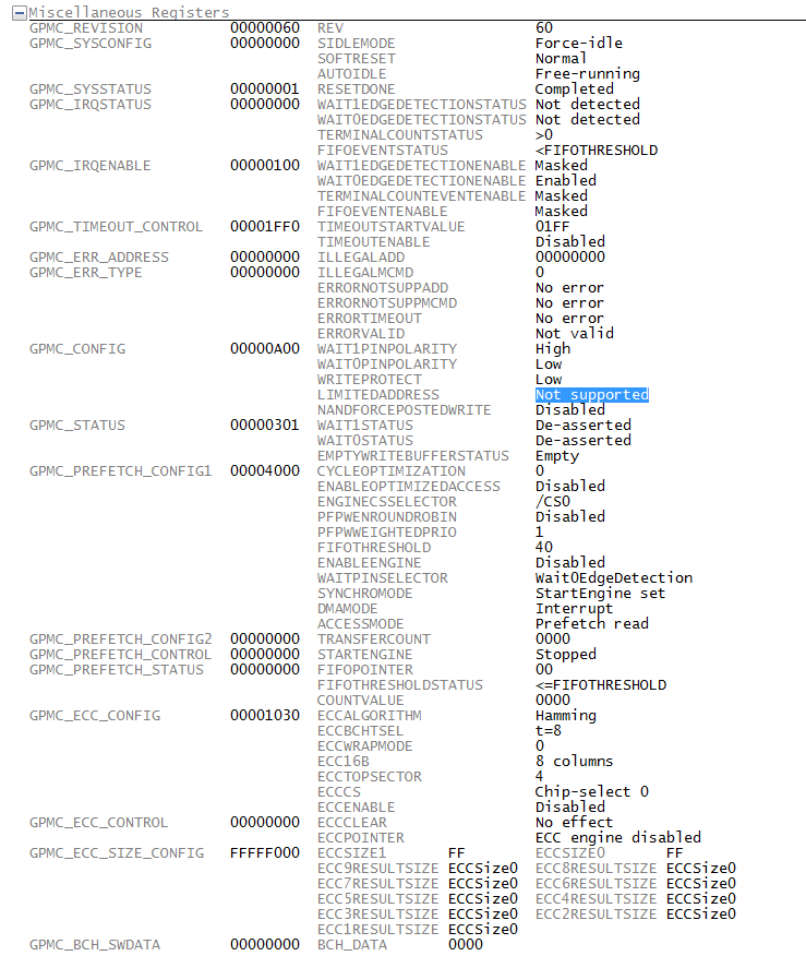 16 Bit Boot Nor Flash Interfacing In Ad Mode Processors Forum Processors Ti E2e Support