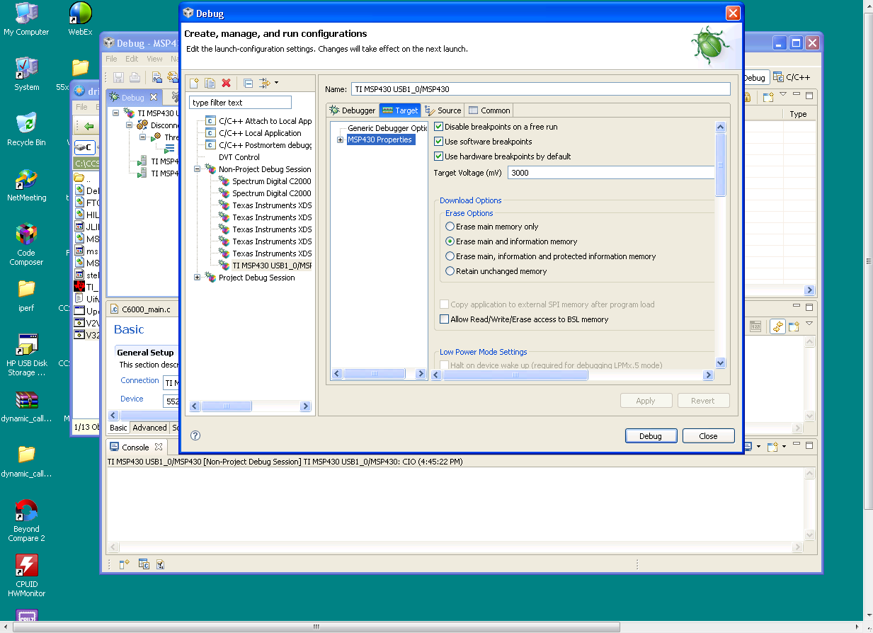 Allow Readwriteerase Access To Bsl Memory Unselectable In Ccs V4