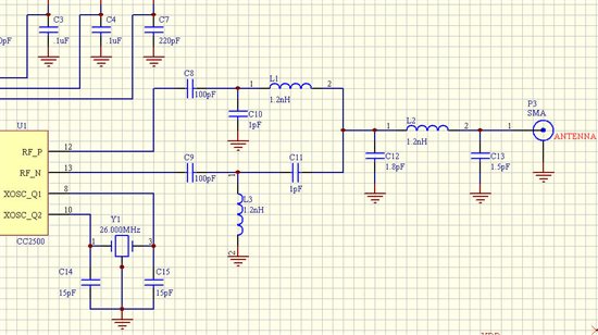 Transplant CC2500 ANT design reference to CC2530 ANT design, does it ok ...