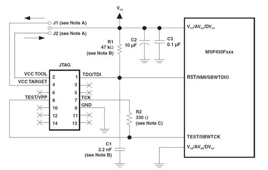 MSP430F5524 JTAG Test Pin - MSP low-power microcontroller forum - MSP ...