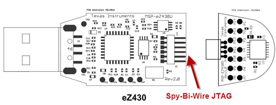 JTAG Connector Interface 0.1 -> 0.05 inch - MSP low-power ...