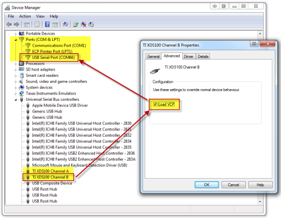 VCP auto-connection - C2000 microcontrollers forum - C2000™︎ ...