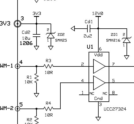 UCC27324 died on the High Voltage Motor Control and PFC Developer Kit ...