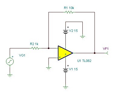 Problem using TL082 in TINA - Simulation, hardware & system design ...