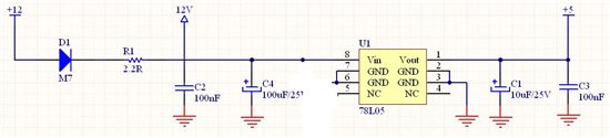 ua7805 Voltage output at 6V - Power management forum - Power management ...
