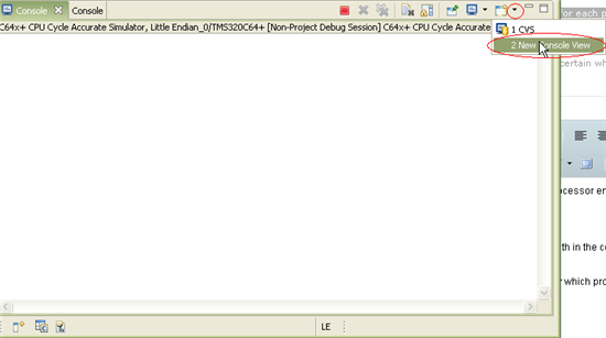 CCSV4 enhancements needed with console window - Code Composer Studio ...