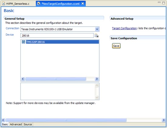 ccsv4 & example code, allocates unwritable memory - C2000 ...