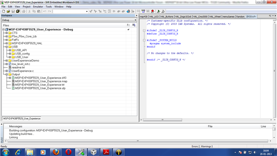 Excuse me, Need Help for MSP-EXP430F5529 Experimenter Board's Demo_cube ...