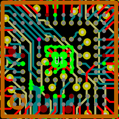 Breaking out traces from a 113 Microstar BGA package. - MSP low-power ...