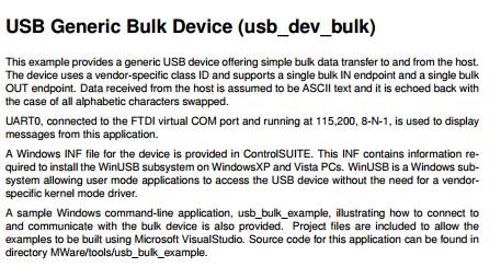 Usb_bulk_example - C2000 microcontrollers forum - C2000™︎ microcontrollers - TI E2E support forums