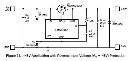 LM5050 & Reverse Battery - Power management forum - Power management ...