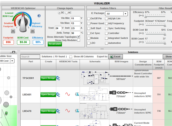 Webench, lm3481, sepic, 12 to 24V - Simulation, hardware & system design tools forum ...