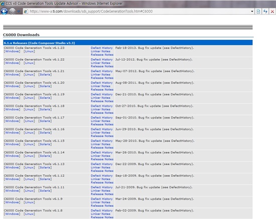 CCS v3.3 and CGT CGT7.4.x compatible - Code Composer Studio forum ...