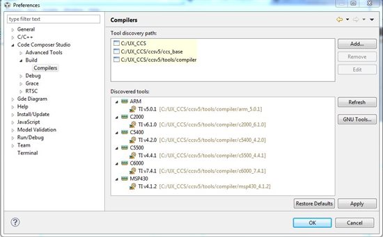 Install compiler ARM TIv5.0.1 - Code Composer Studio forum - Code Composer Studio™︎ - TI E2E ...
