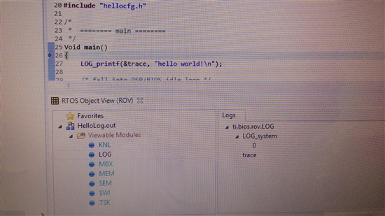 View LOG_printf in CCS6 - Code Composer Studio forum - Code Composer Studio™︎ - TI E2E support ...