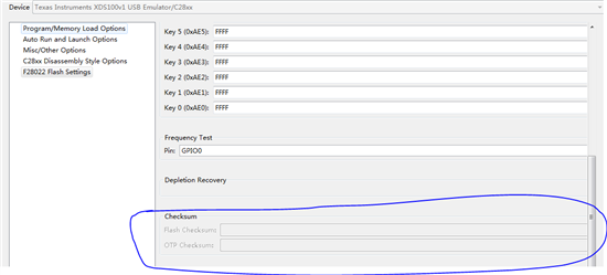 CCS checksum output - Code Composer Studio forum - Code Composer Studio™︎ - TI E2E support forums