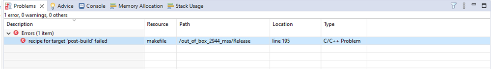 Awr2944evm Recipe For Target Post Build Failed Sensors Forum Sensors Ti E2e Support Forums