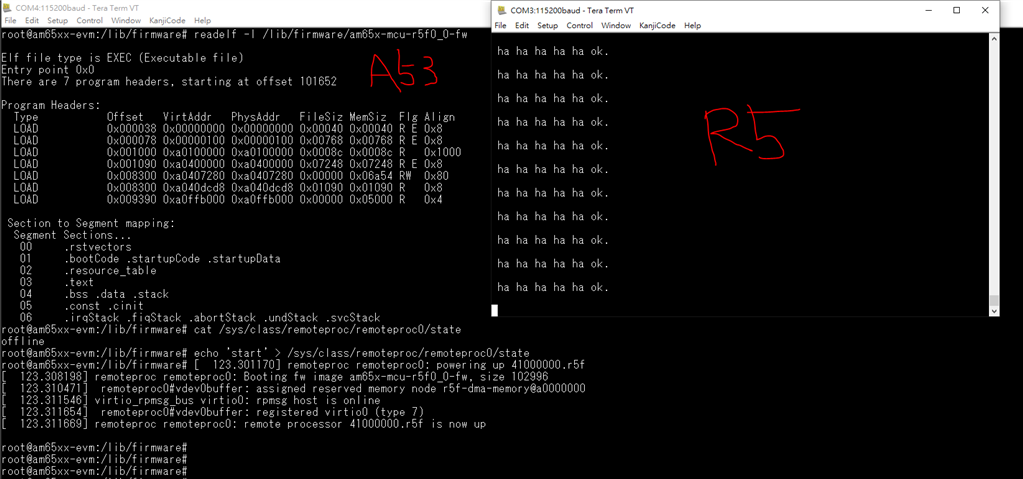 AM6548: kernel hang when r5f application running - Processors forum ...