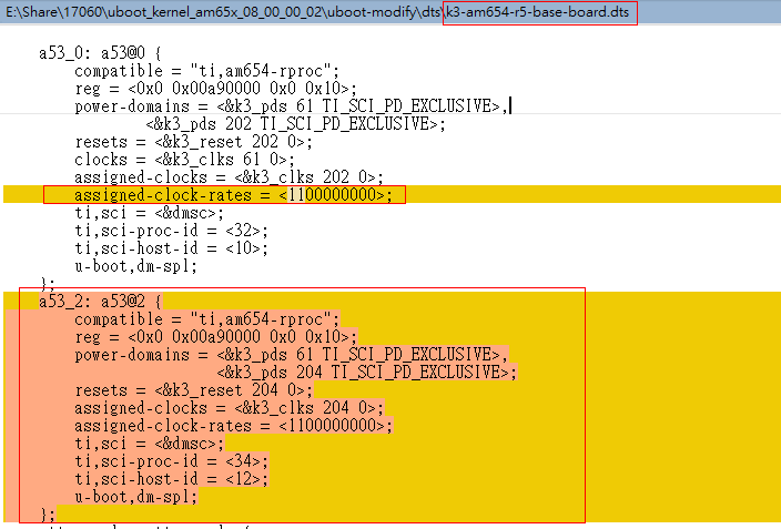 Am6548 How To Modify The A532 S Cpu Frequence In Uboot Dts File
