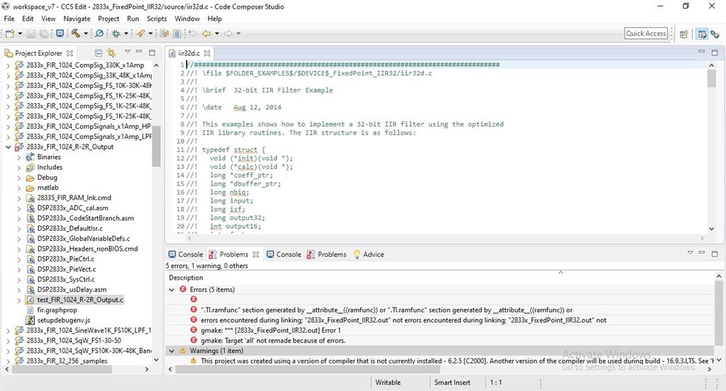 Tms320f28335 Iir Filter Problem For Tms320f28335 C2000 Microcontrollers Forum C2000™︎