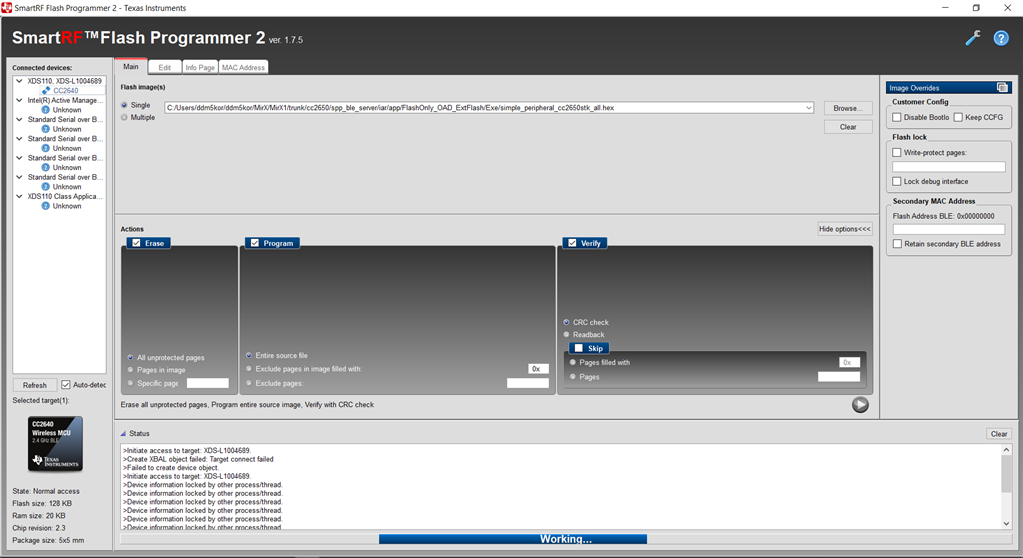 Jtag Not Detecting When Connected Using Evaluation Board Jtag Pins Simulation Hardware