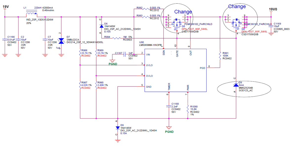 LM5069: layout review - Power management forum - Power management - TI E2E support forums
