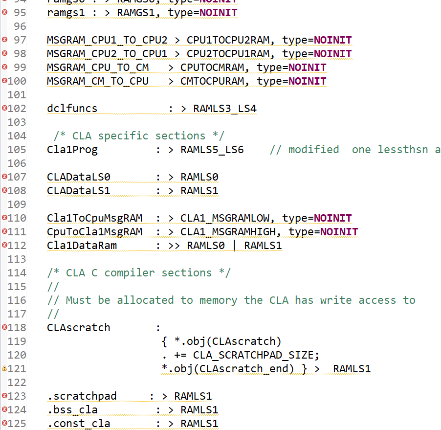 TMS320F28388D: Migration issue from TI v 22.6.0.LTS to TI v 18.12.0.LTS - C2000 microcontrollers ...