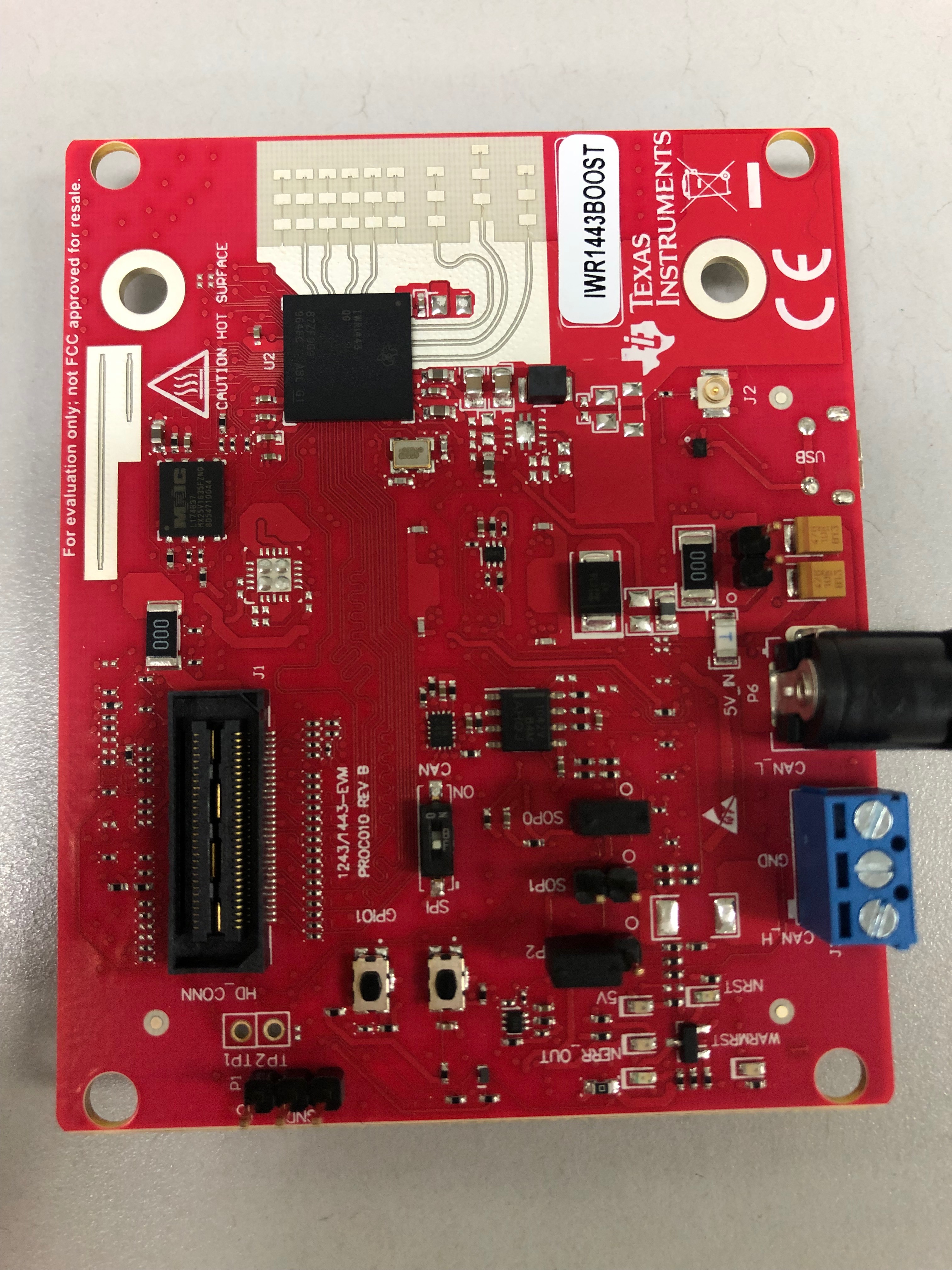 Iwr1443boost The Device Of Iwr1443boost Sensors Forum Sensors Ti E2e Support Forums
