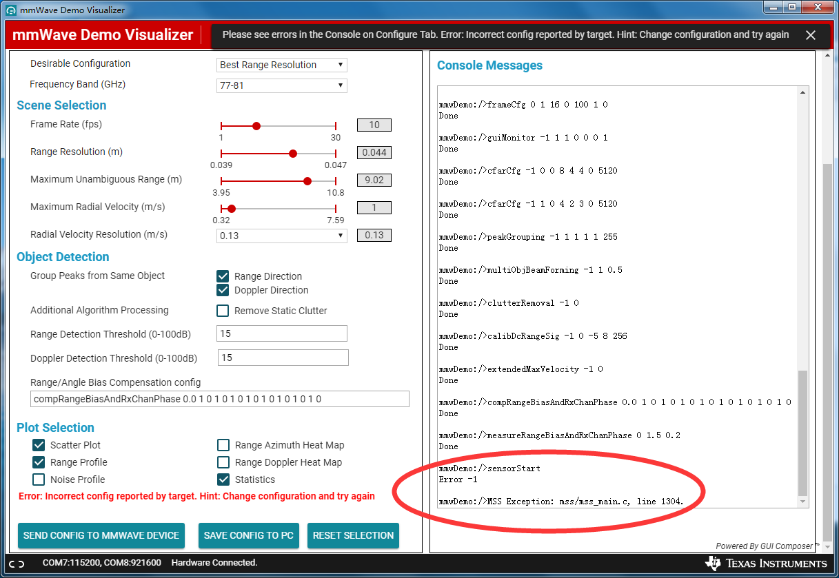 IWR1642: mmwave_sdk_01_01_00_02 does not work properly - Sensors forum - Sensors - TI E2E ...