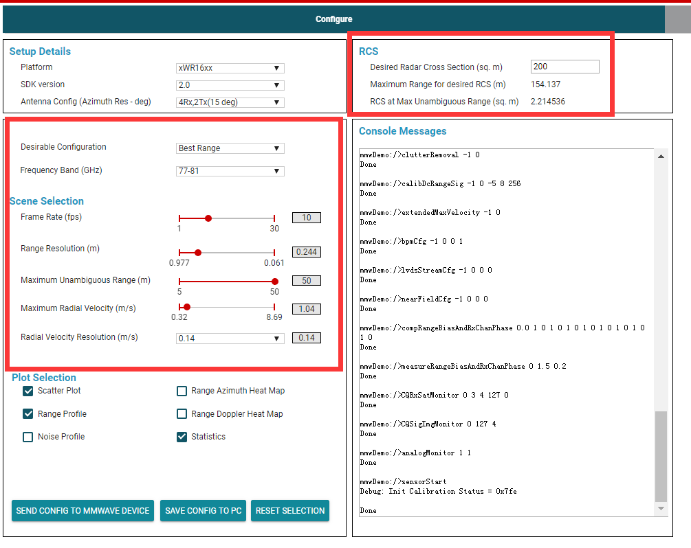 CCS/IWR1642BOOST: How does mmwave Demo Visualizer expand the range of display? - Sensors forum ...