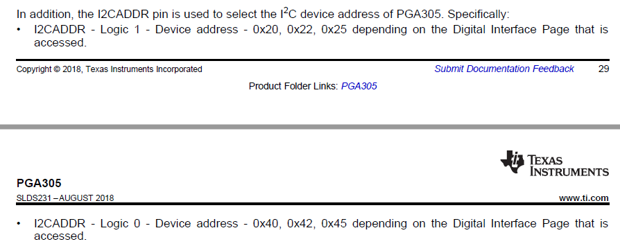 PGA305: PGA305 Communication interface for 4 ch with I2C - Sensors forum - Sensors - TI E2E ...