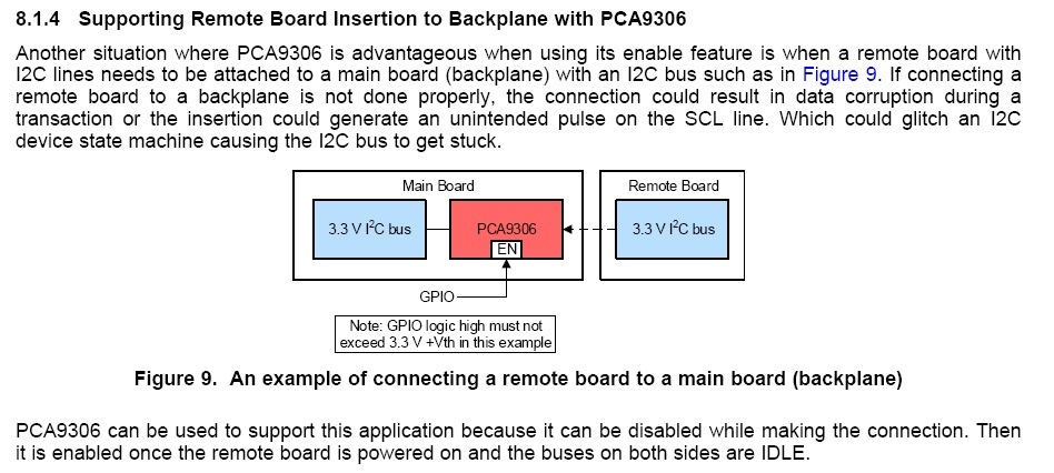 PCA9306: PCA9306: Design Question - Interface forum - Interface - TI E2E support forums