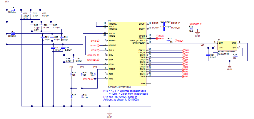 Ds90ub964 Q1 Serdes Configuration Interface Forum Interface Ti E2e Support Forums