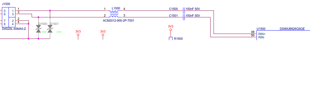 DS90UB949-Q1EVM: Does it work When only use the second link of DS90UB949 to transfer video data ...