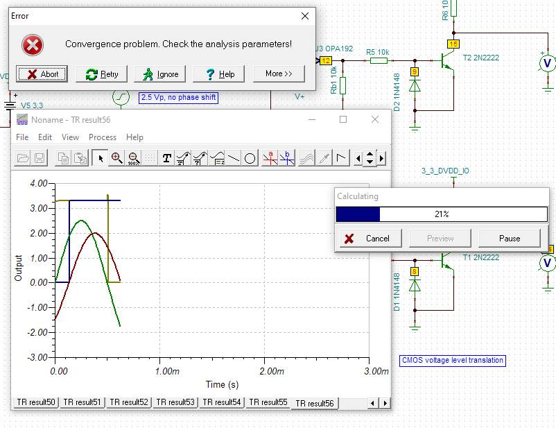 OPA192: Using the OPA192 as a comparator -- TINA-TI convergence problem - Amplifiers forum ...