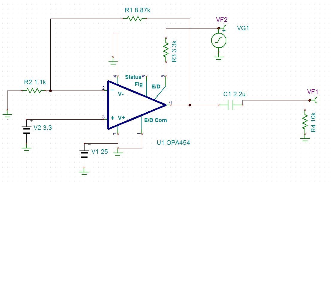 OPA454: OPA454AIDDA - Amplifiers forum - Amplifiers - TI E2E support forums