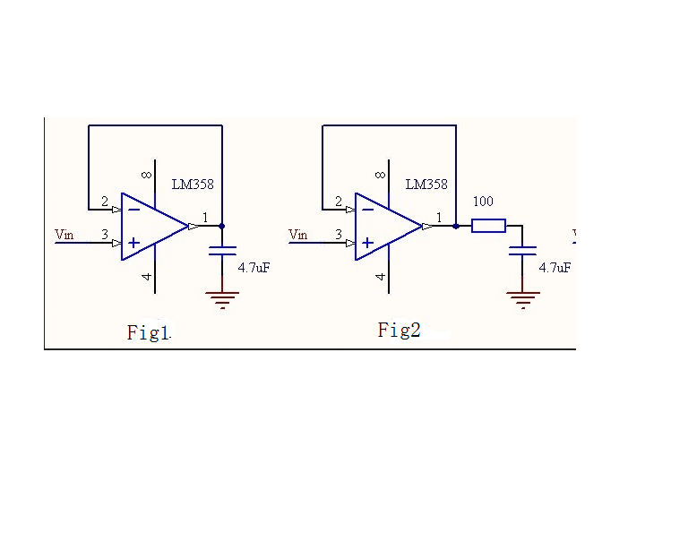 LM358: LM358 the output add a capacitance issue - Amplifiers forum - Amplifiers - TI E2E support ...