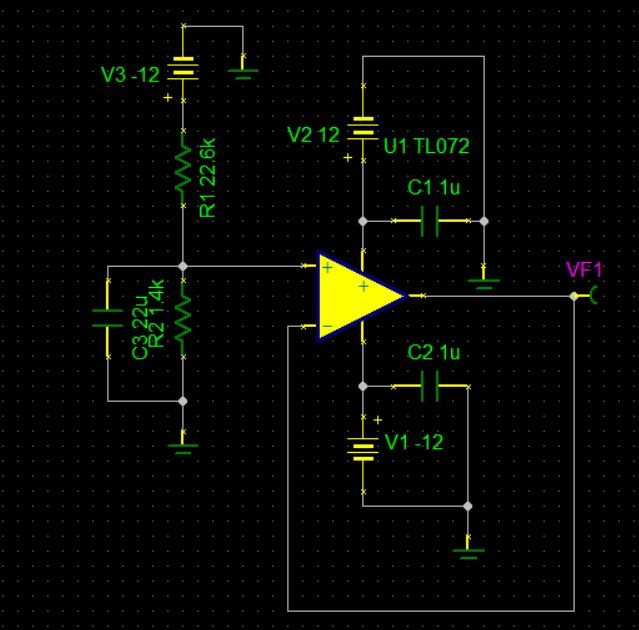 TL072: output of voltage follower circuit is near to rail voltages ...