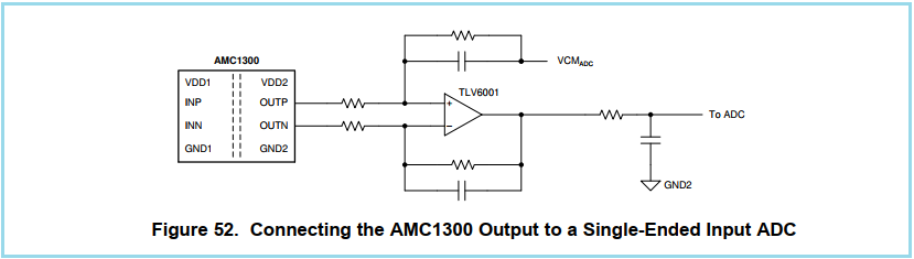AMC1100: Single Ended Output - Amplifiers forum - Amplifiers - TI E2E support forums