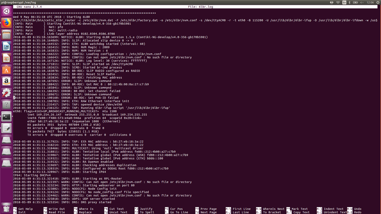 LAUNCHXL-CC1310: Raspberry Pi with 6lbr contiki-NG web demo - Sub-1 GHz ...